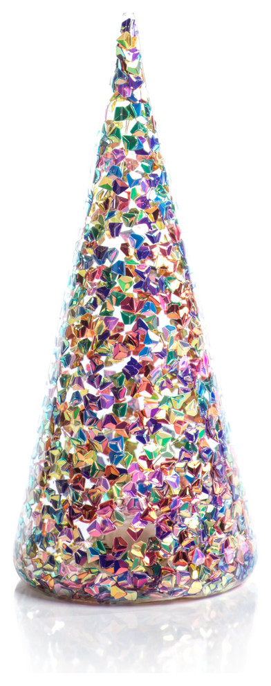 LED Multicolor Sequin Trees, Set of 3 - Holiday Lighting - by Zodax | Houzz