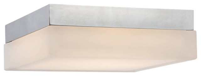 WAC Dice Square LED Soft White Ceiling LIght in Chrome, 9.000 ...