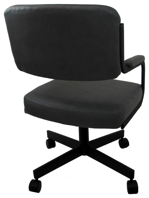 Swivel Tilt Kitchen Caster Chair with Wheels - M-110 - Transitional ...