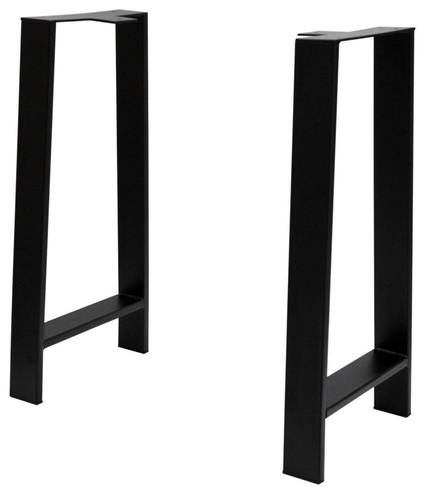 H Type Square Heavy Duty Table Legs, Set of 2 - Modern - Table Tops And ...