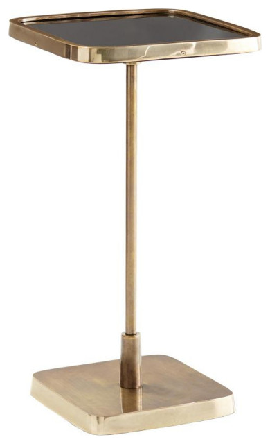 Kaela Square Accent Table, Vintage Brass, 21"H (4387 3FHC0 ...