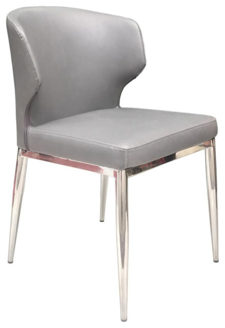 Eton Dining Chair in Dark Grey - Midcentury - Dining Chairs - by GwG Outlet | Houzz