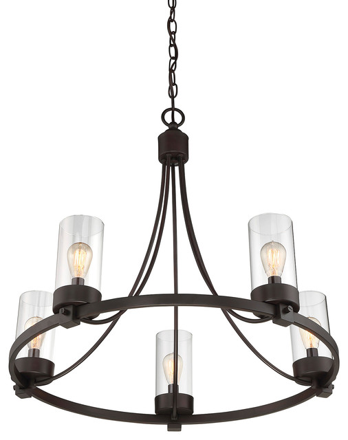 Beautiful Things Lighting Costiero 5 Light Chandelier 41821 ...