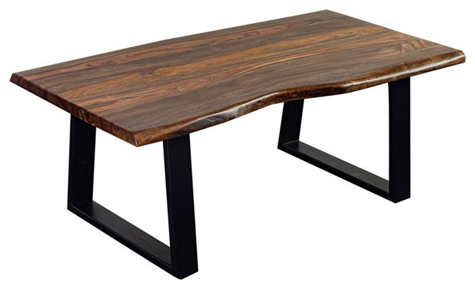 Porter Designs Manzanita Solid Sheesham Wood Coffee Table - Brown ...