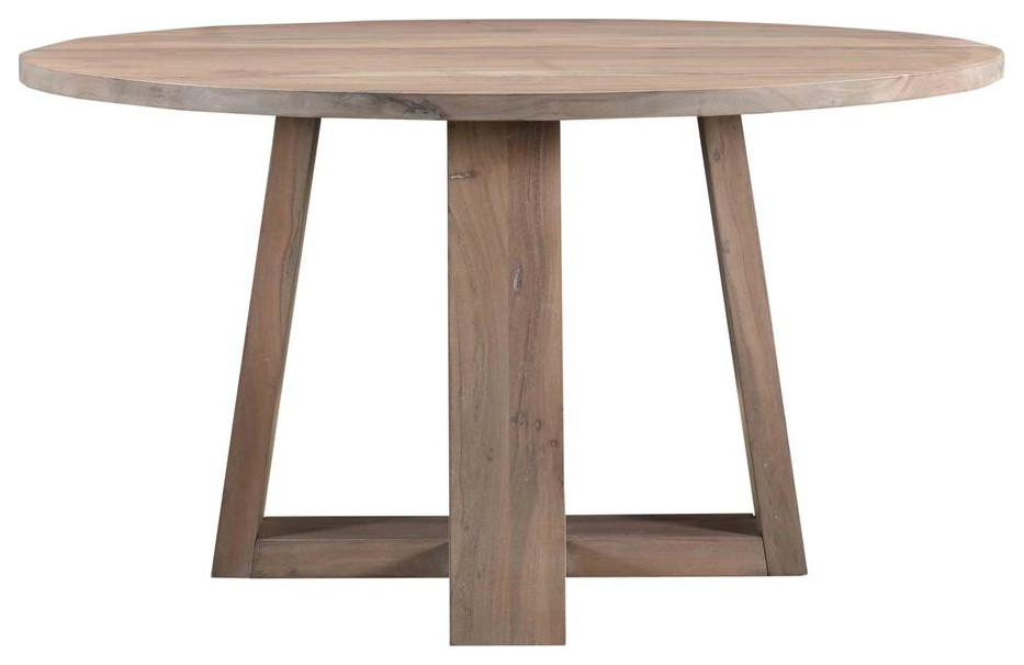 Sleek Acacia Round Dining Table, Belen Kox - Contemporary - Dining ...