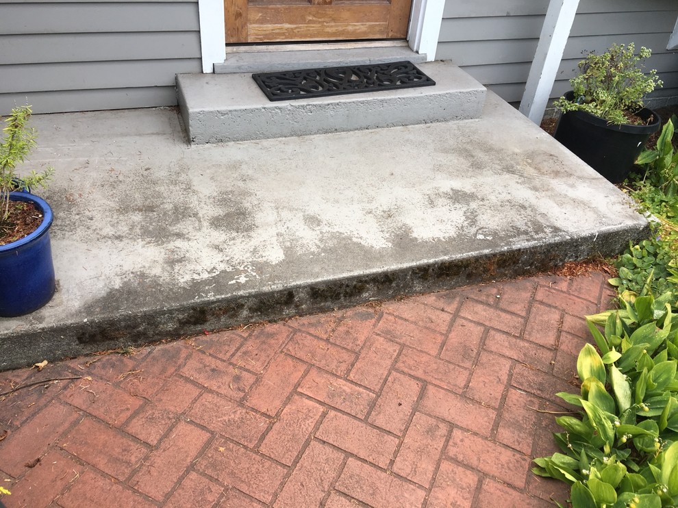 Concrete stoop needs paint