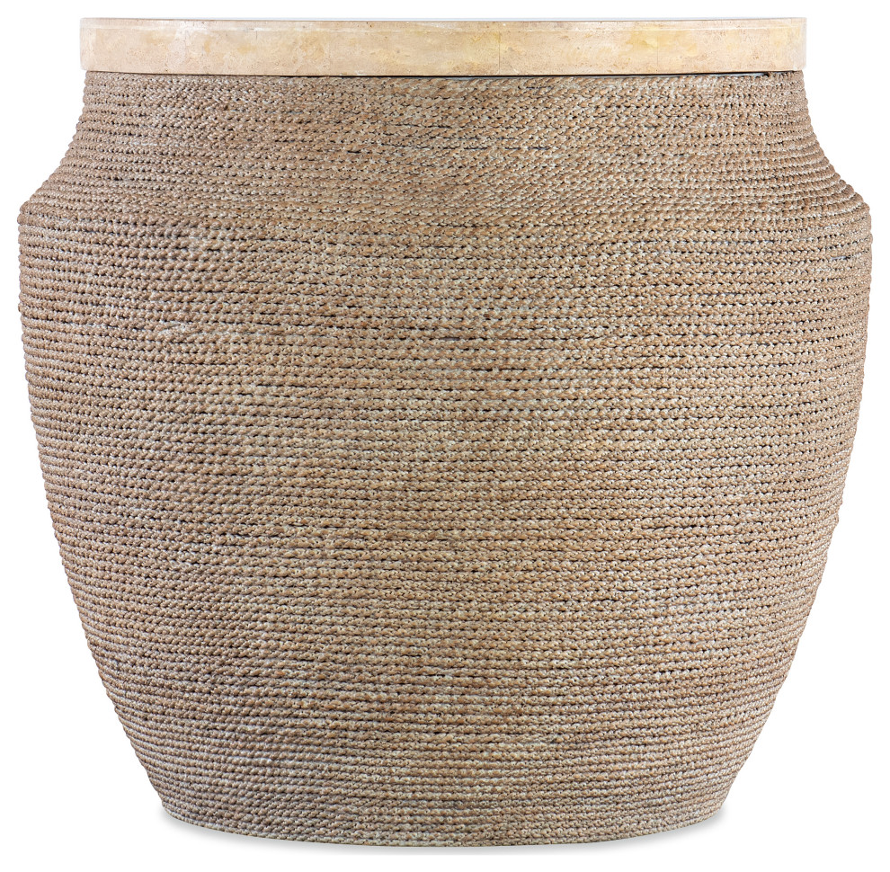 Retreat Round Side Table - Beach Style - Side Tables And End Tables ...