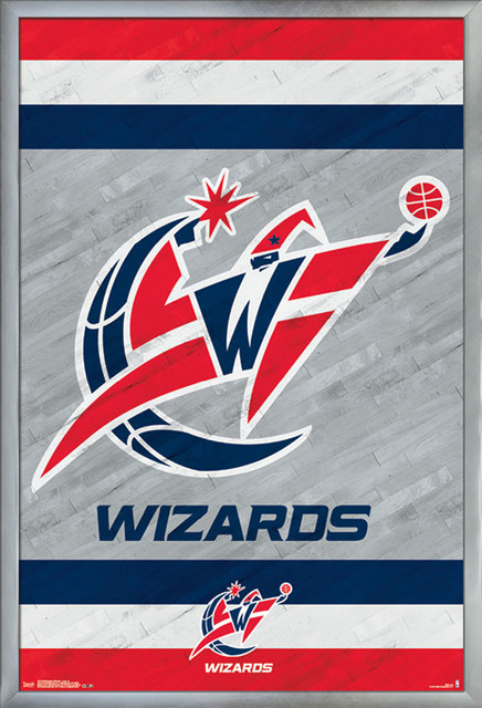 Washington Wizards Logo Poster, 24.25"x35.75" - Contemporary - Prints ...