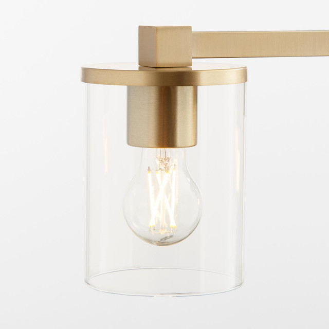 Bolton 4 Light Bathroom Vanity Light, Aged Brass - Transitional - Bathroom Vanity Lighting - by ...