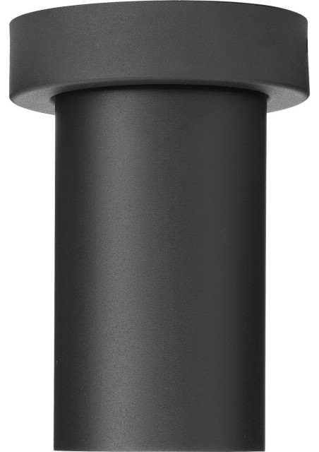 3" Black Surface Mount Modern Adjustable Cylinder, 5.09 in x 5.09 in x ...
