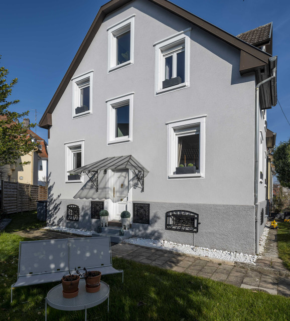 Rénovation complète d'une maison individuelle - Contemporain - Façade ...