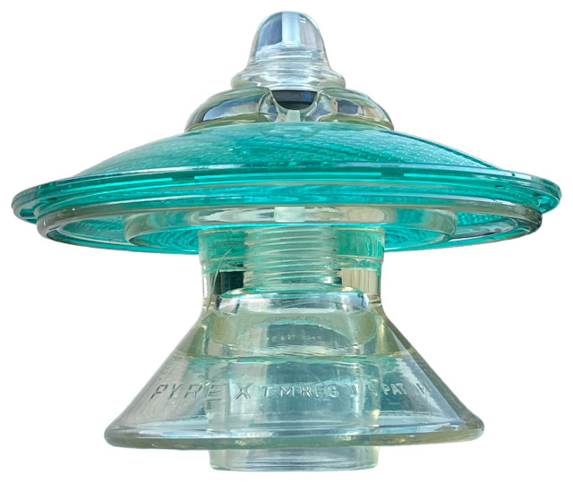 Insulator Light Pyrex with Trafficlight Lens Pendant Aqua ...