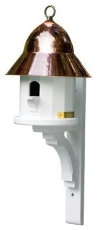 Copper Top Bird House With Polished Copper Roof by Lazy Hill Farm ...