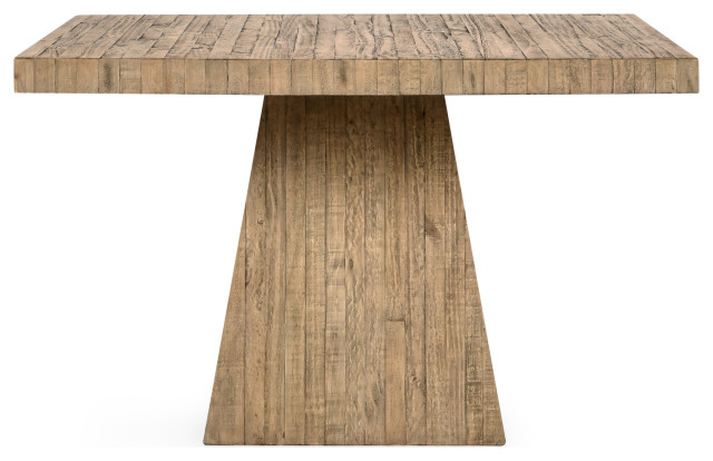 Montana 48" Square Dining Table, Natural - Rustic - Dining Tables - by ...