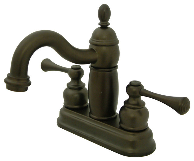 Heritage Two Handle 4" Centerset Lavatory Faucet with Retail Pop-up ...