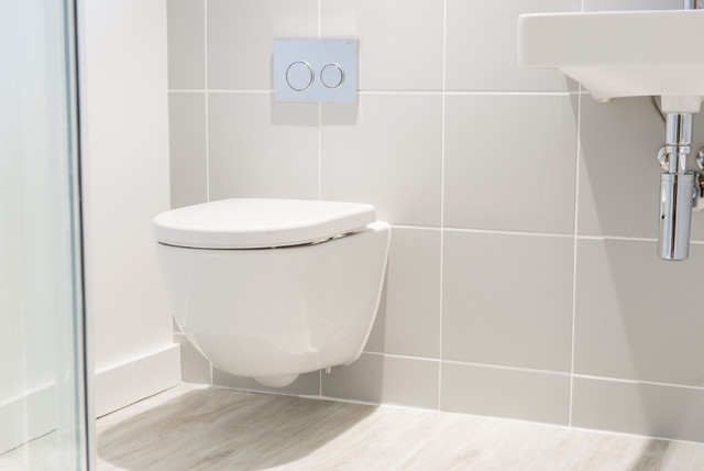 Wall mounted WC with concealed cistern - Kent - by Roots Kitchens ...