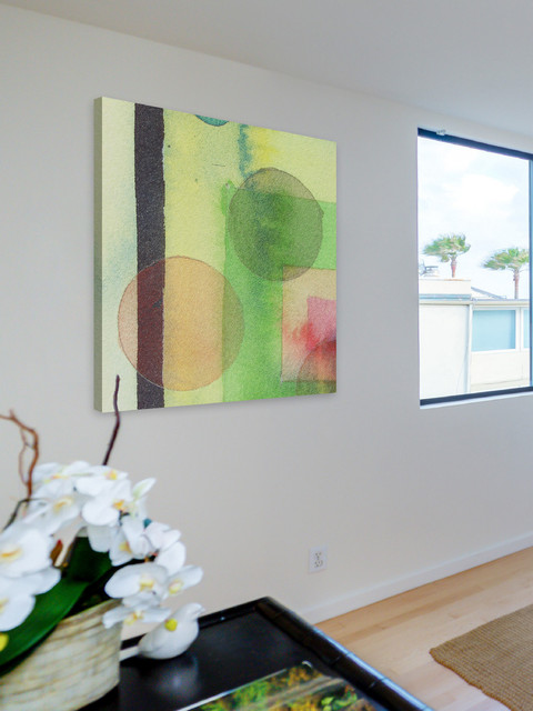 "Linear Lover" Painting Print on Canvas, 48"x48" - Contemporary ...