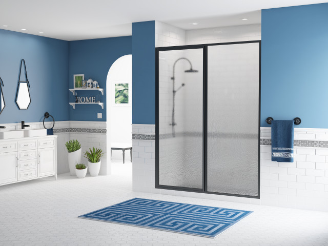 Coastal Shower Doors Legend Hinge Door, Inline Panel, 42"x69 ...