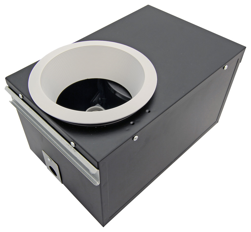 Fan-in-a-Can With Humidity Sensor Round Trim - Contemporary - Bathroom ...