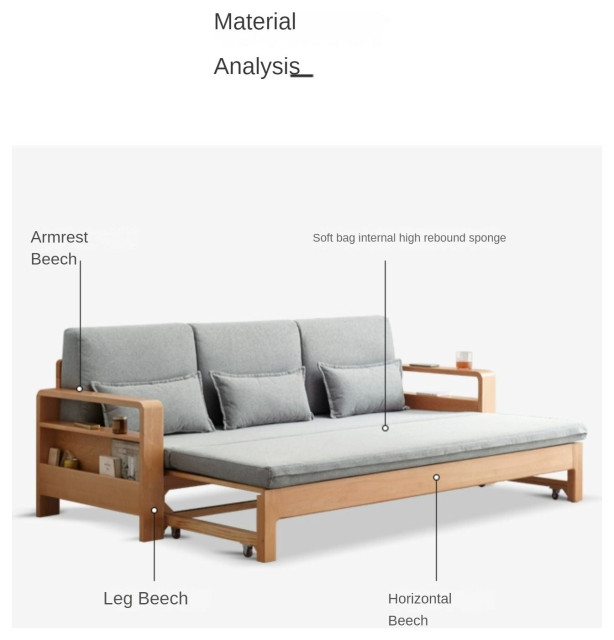 Solid Wood Sleeper Sofa - Contemporary - Sleeper Sofas - by GVAwood | Houzz