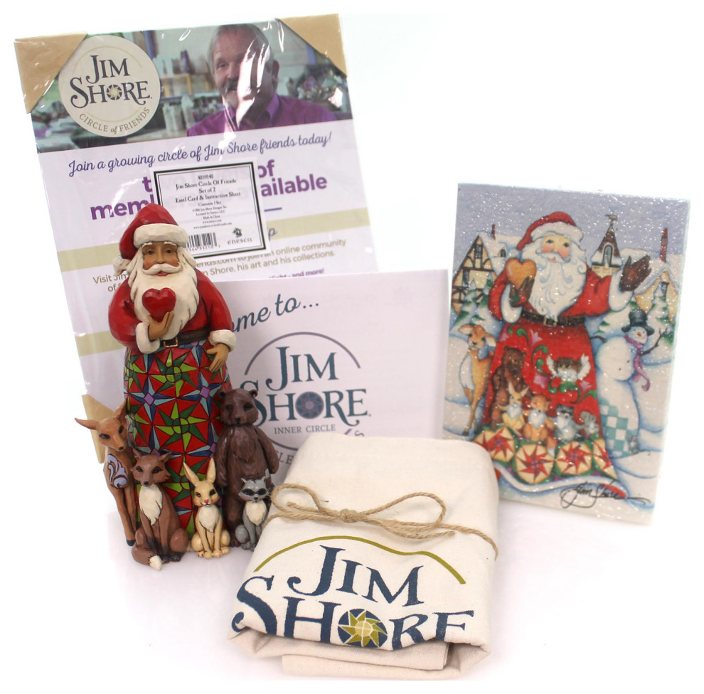 Jim Shore 2017 INNER CIRCLE MEMBER BOX Collectible Christmas Santa ...