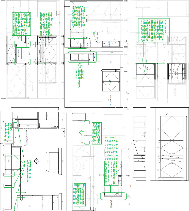 First draft of shop drawings.