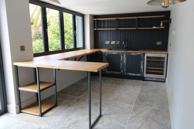 Custom Fitted Bar - Rustic - Home Bar - Dublin - by RD Designs | Houzz UK