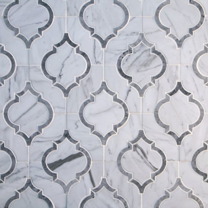 Water Jet Cut Custom Mosaic Tiles - Mediterranean - Mosaic Tile - by GL ...