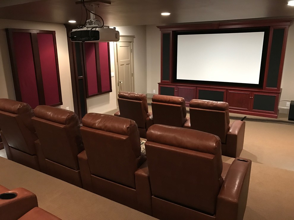 Home Theater - Traditional - Home Theatre - Boston - by Ron Snell Audio ...