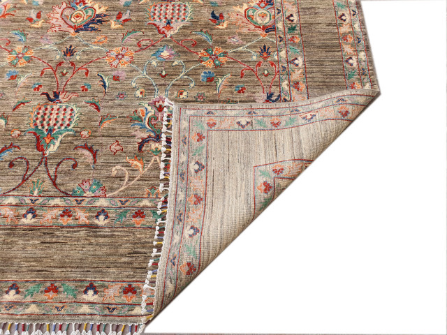 Kaoud Rugs 8.2X9.9 Rectangle Grey Ant. Shirvan Area Rug - Traditional ...