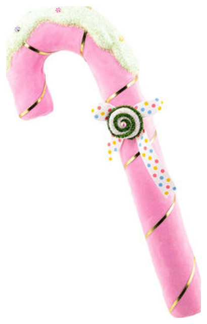 December Diamonds North Pole Sweet Shoppe 22" Pink Candy Cane ...