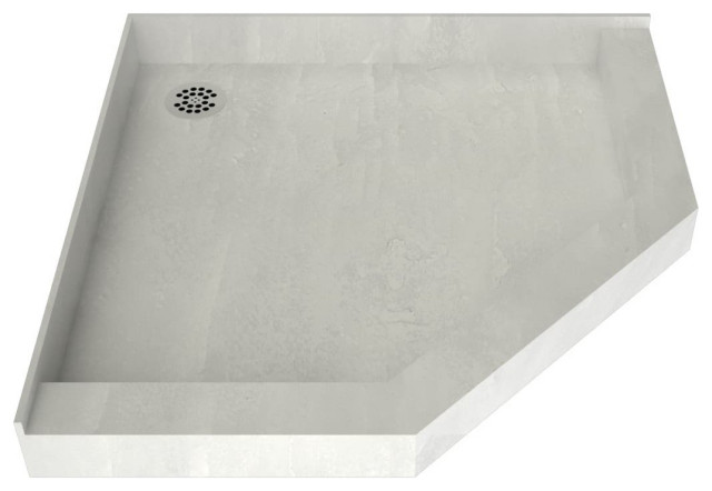 Redi Neo 36x36 Neo Angle Shower Pan With Back Drain - Transitional ...