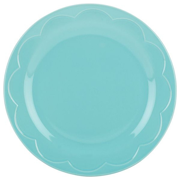 kate spade new york kitchen Turquoise Sculpted Scallop Accent Plate ...
