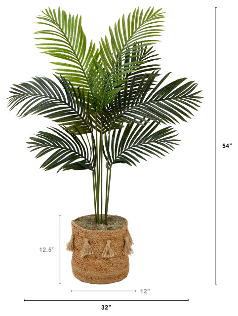 4ft. Artificial Paradise Palm Tree With Basket DIY KIT - Modern ...