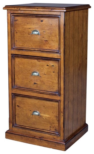 Lifestyle File Cabinet, Brown - Rustic - Filing Cabinets - by LH Home ...