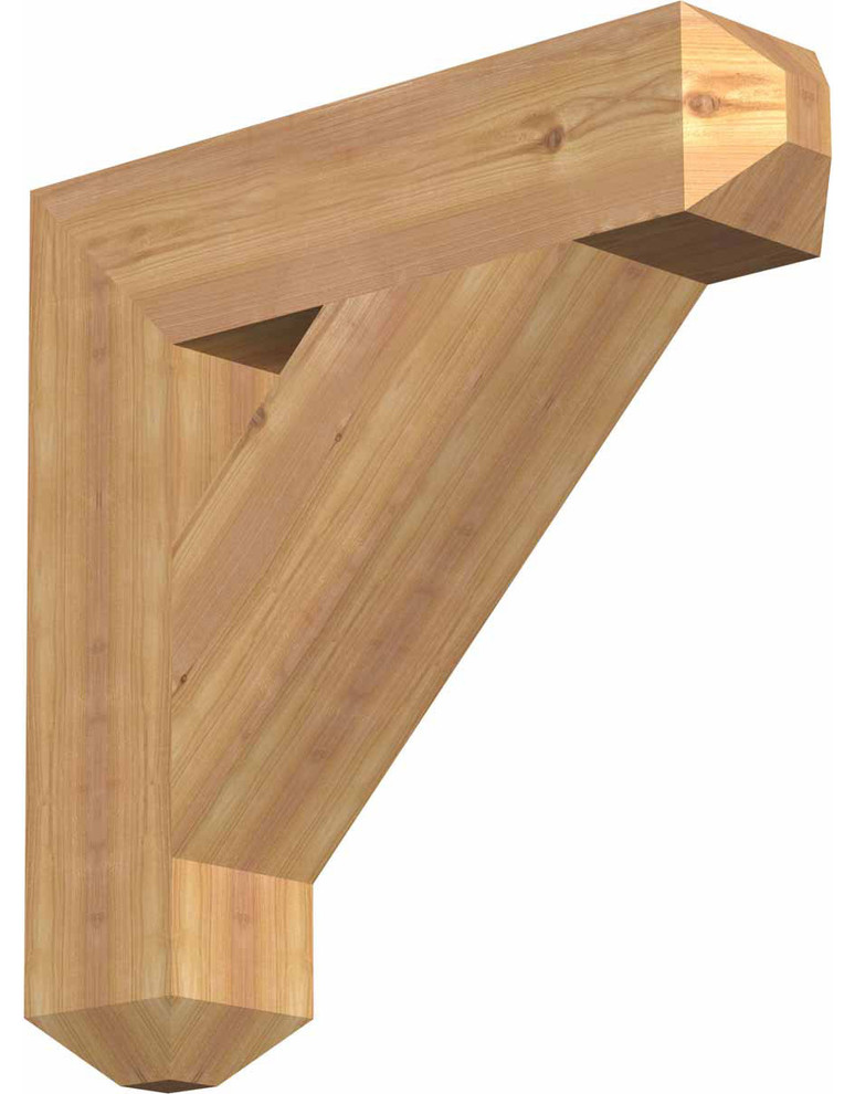 Traditional Craftsman Bracket, 26"D x 26"H - Transitional - Corbels ...