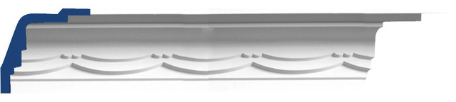 Empire Scallops Crown Moulding - Traditional - Molding And Trim - by ...