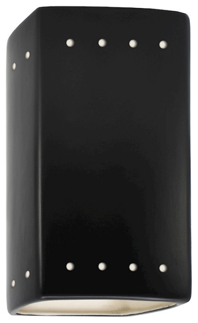 Justice Ambiance 1-Light 5" ADA Sconce, Closed Top/LED, Carbon Matte ...