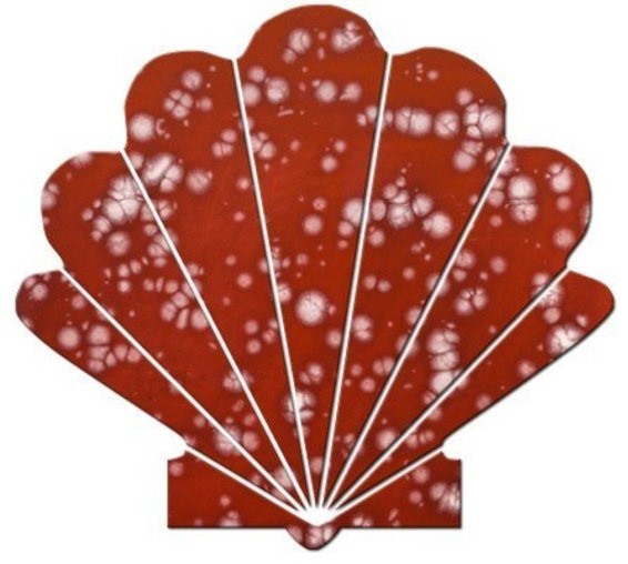 Scallop Shell Ceramic Swimming Pool Mosaic, 10" - Beach Style - Accent ...