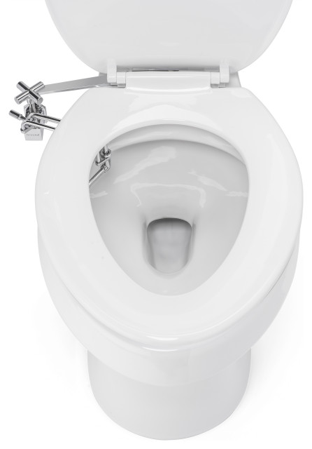 Side-Mounted All Metal Attachable Bidet With Adjustable Spray Wand ...