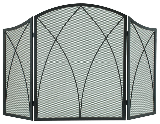 Arched Fireplace Screen - Fireplace Screens - by Buildcom | Houzz