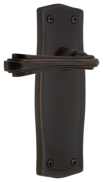 Prairie Plate With Fleur Lever, Privacy - Backset Size: 2-3/8 ...