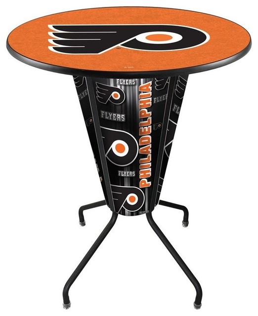 Lighted Philadelphia Flyers Pub Table - Contemporary - Outdoor Pub And ...