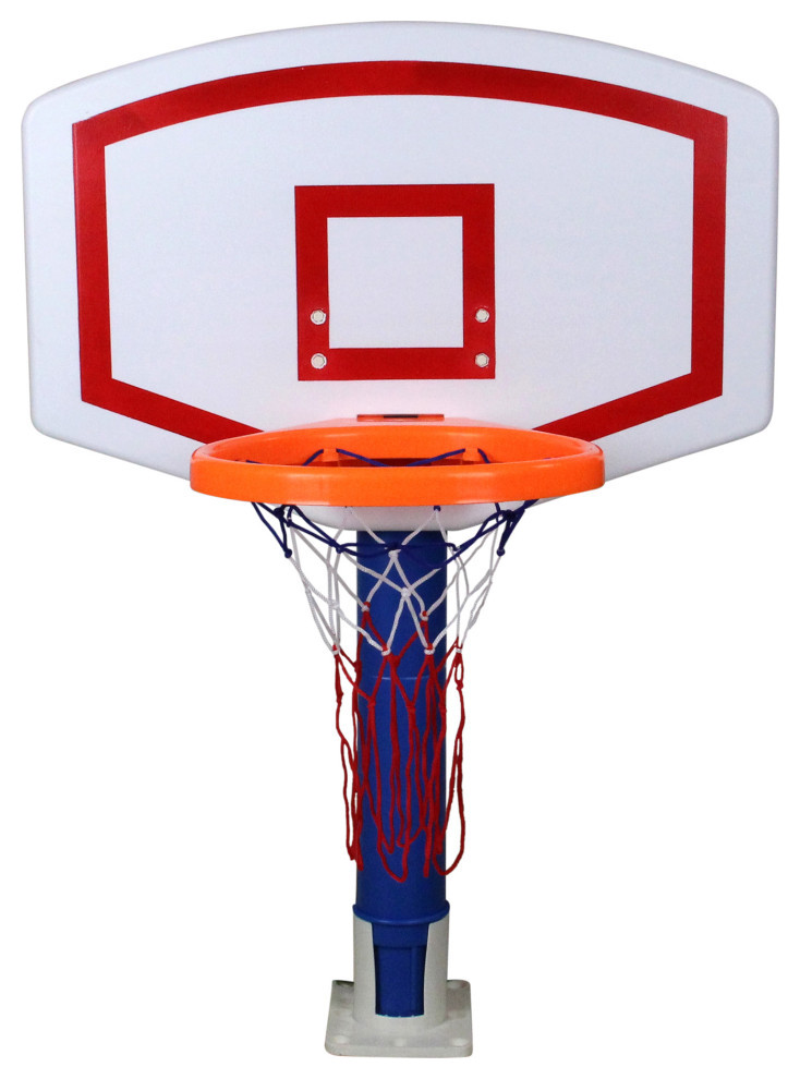 24" Water Sports Jammin Basketball Poolside Above-Ground Swimming Pool ...