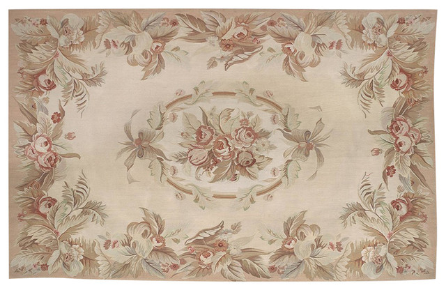 Rug Rose Garden Flower, 6'X4' - Victorian - Area Rugs - by EuroLuxHome