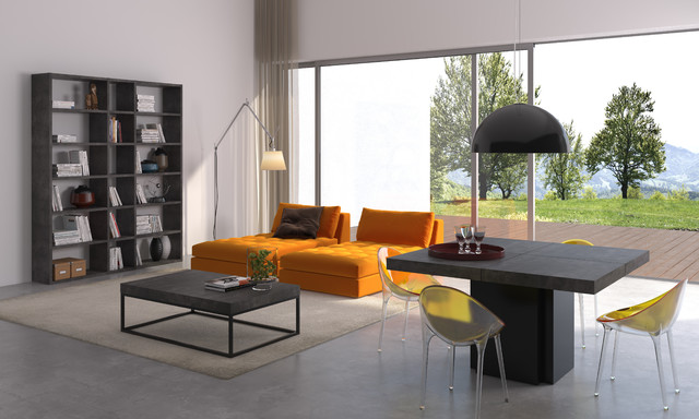 Tema Dusk 59in Dining/Work Tables - Industrial - Dining Tables - by ...