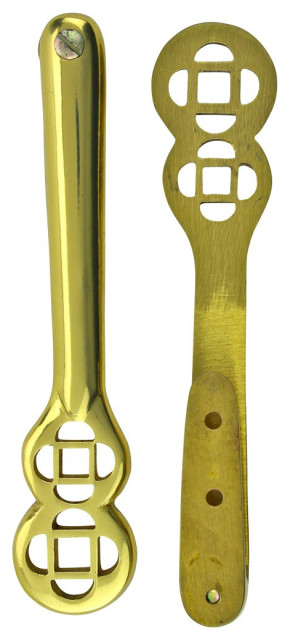 Stair Carpet Runner Holder Clips Solid Cast Brass PVD Finish 5.25" L ...