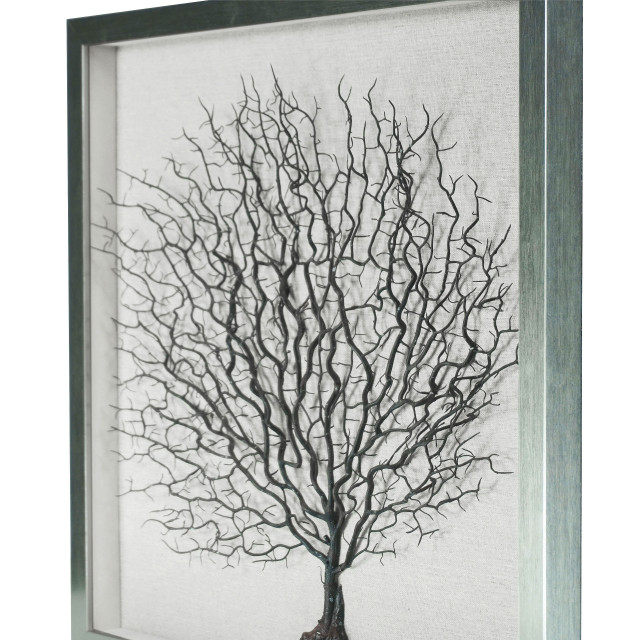 Silver Tree Roots Shadow Box Wall Décor - Contemporary - Wall Accents ...