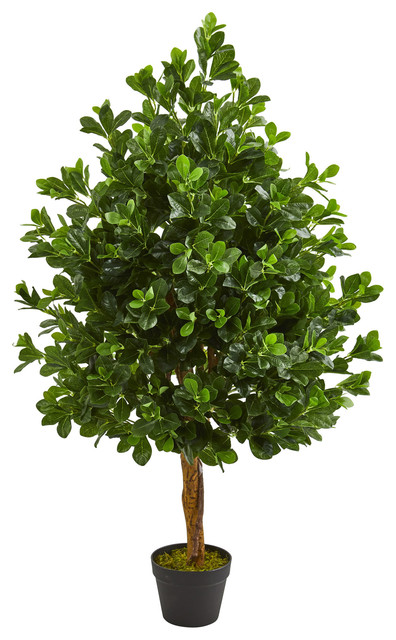46" Evergreen Artificial Tree - Contemporary - Artificial Plants And ...