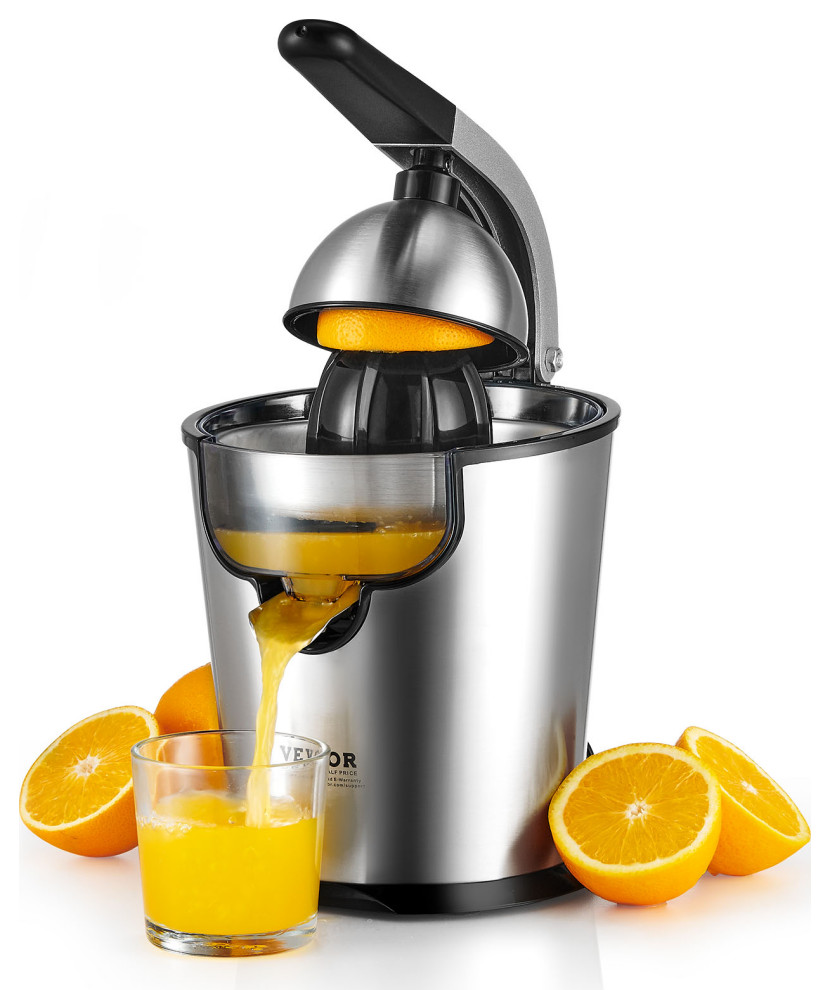 VEVOR Electric Citrus Juicer with 2 Cones 300W Orange Squeeze Lemon ...